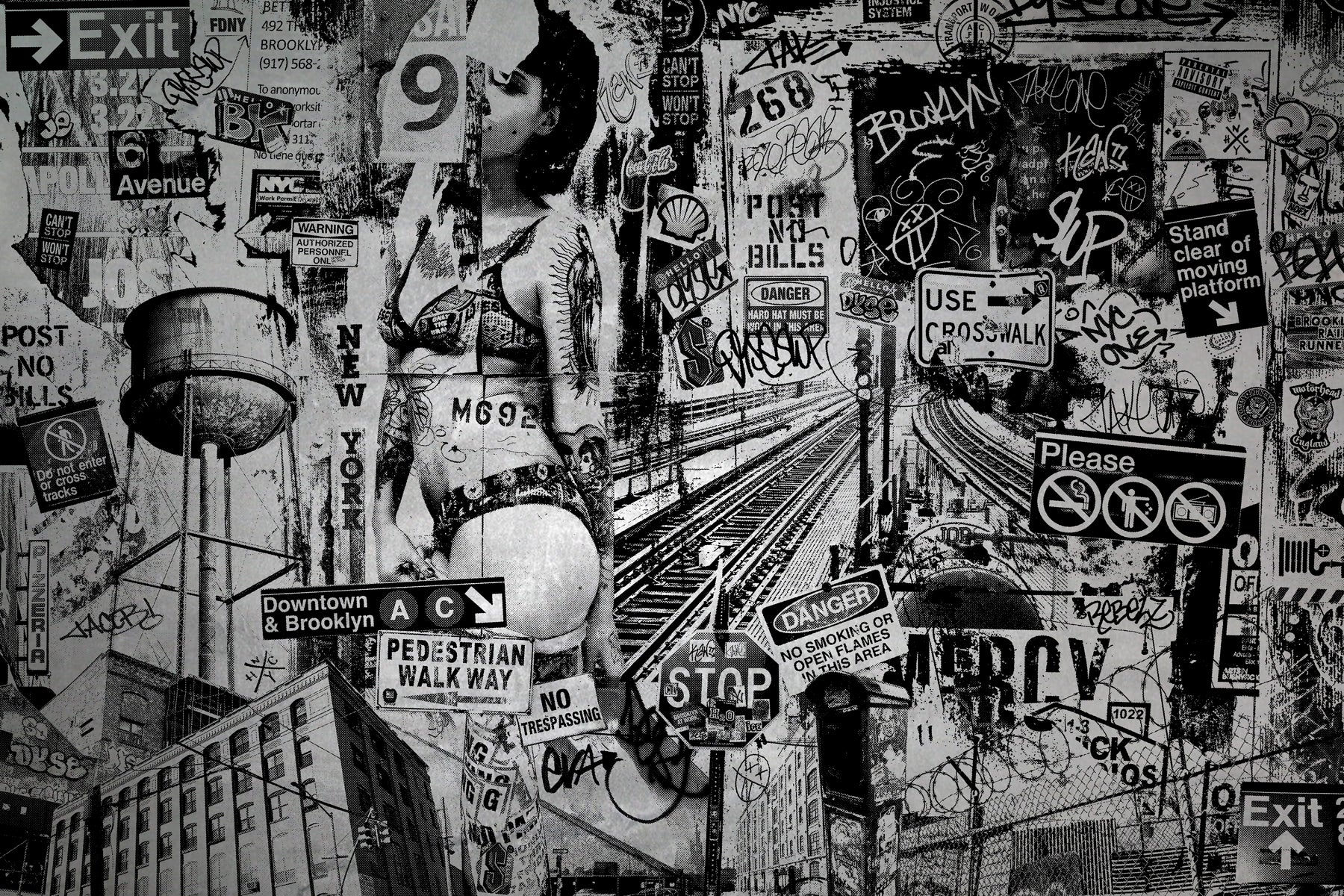 NYC TEXTURE SERIES 01, SILVER by Jake Wallace | Fiercely Curious